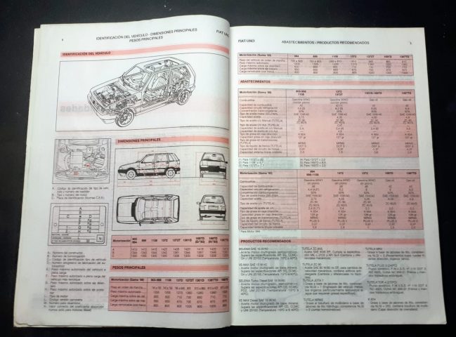 Original Fiat uno workshop manual – Cat Classics Garage